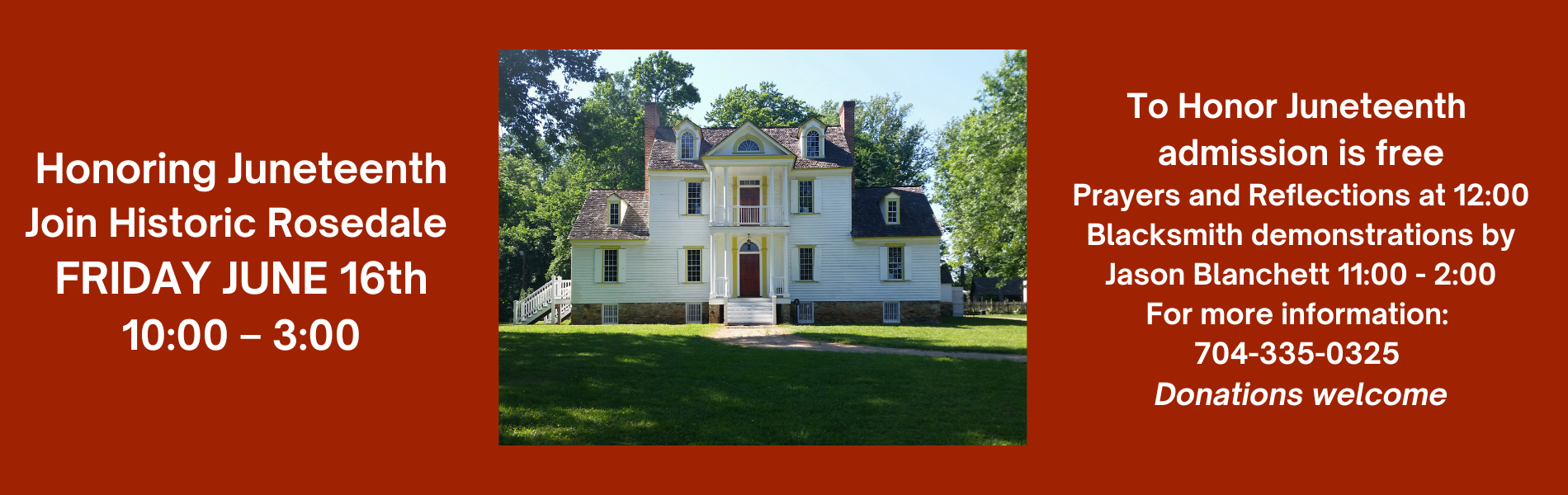 Homepage - Historic Rosedale